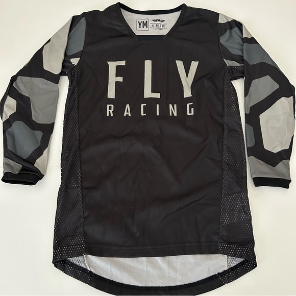 Fly Racing | Shirts & Tops | Fly Racing Kids Kinetic Black Gray ...